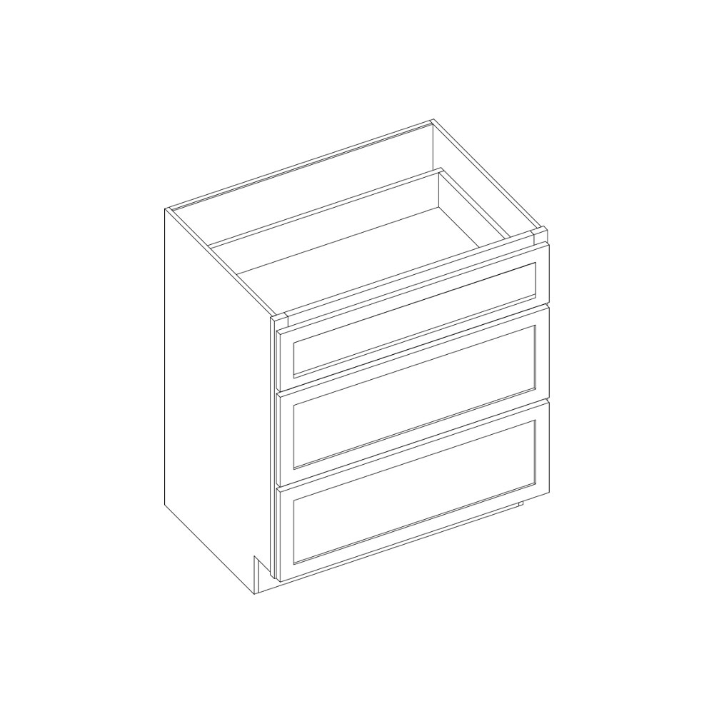 Vanity Drawer Base – Deluxe Wood